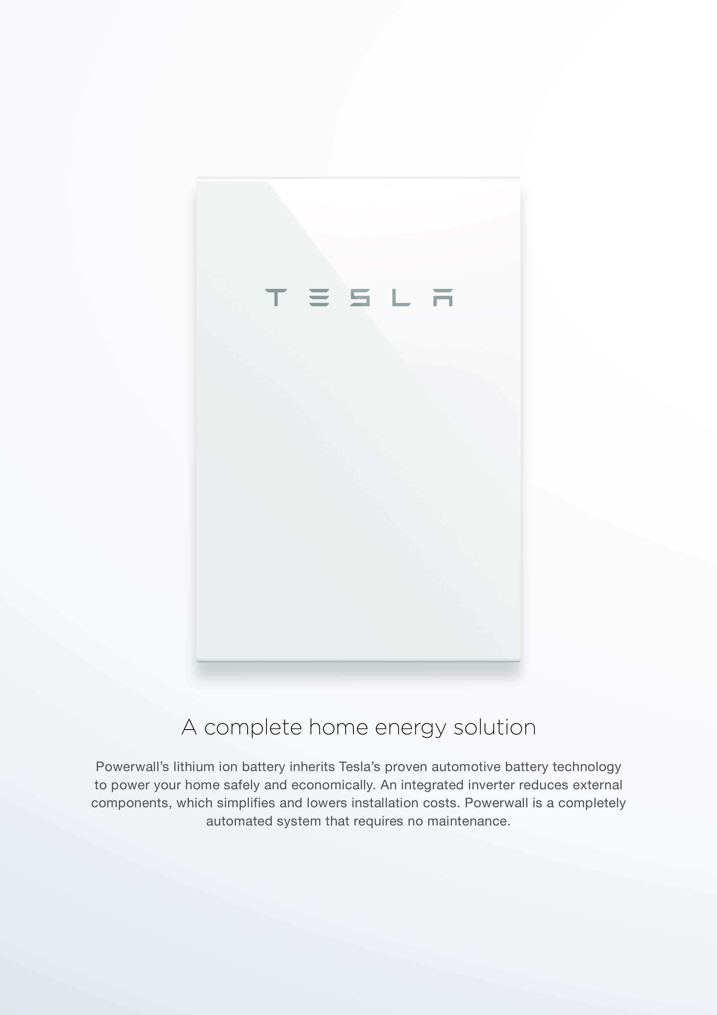 SDE | Tesla Powerwall 2 Brochure